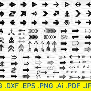 101 Arrows SVG, Arrow Svg Bundle, Arrows Svg, Arrow Cut File, Arrow ...