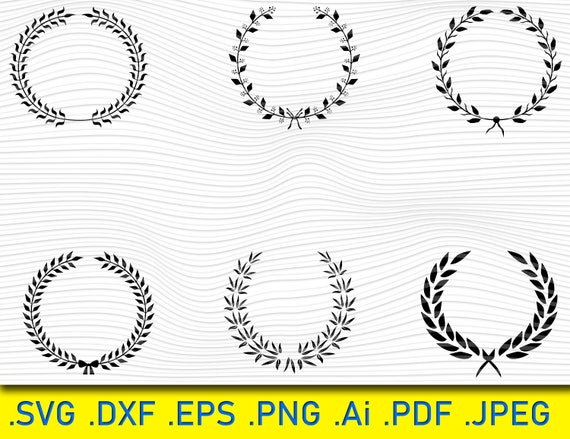 Wreath SVG Files Floral Wreath Svg Vector Cricut - Etsy