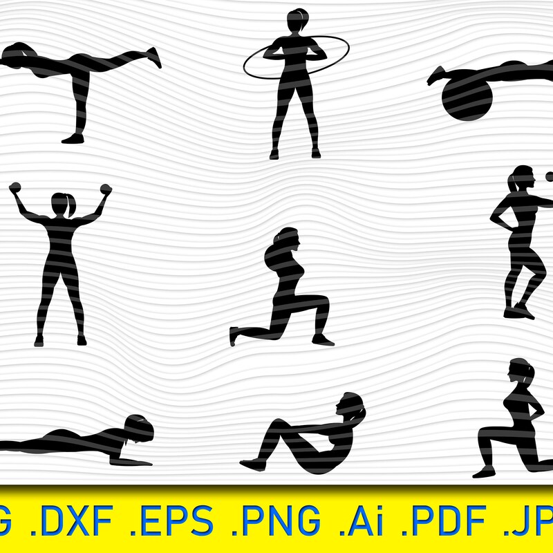 Fitness Svg - Etsy