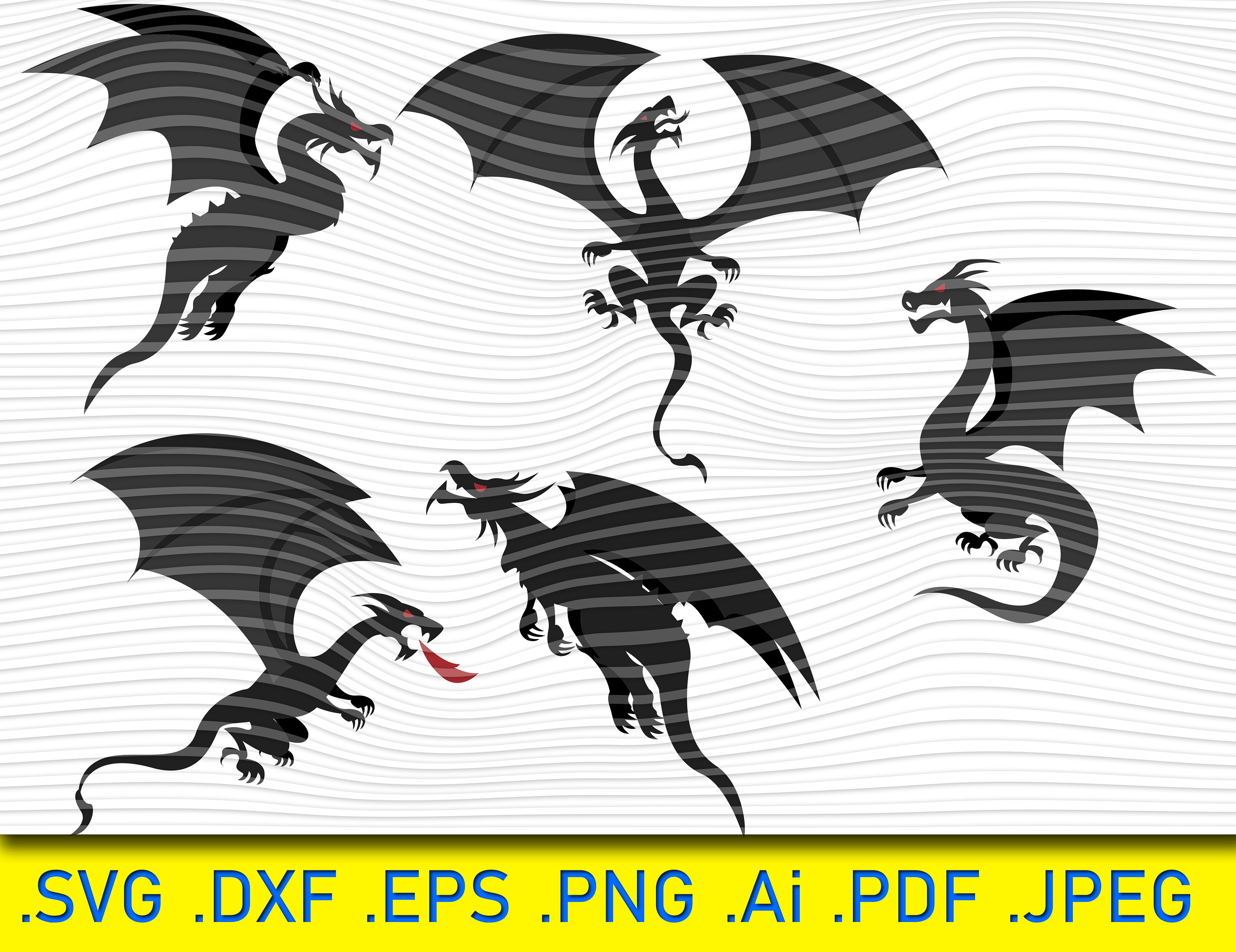 Dragon Design SVG Dragon SVG Dragon t-shirt Dragon Clipart | Etsy