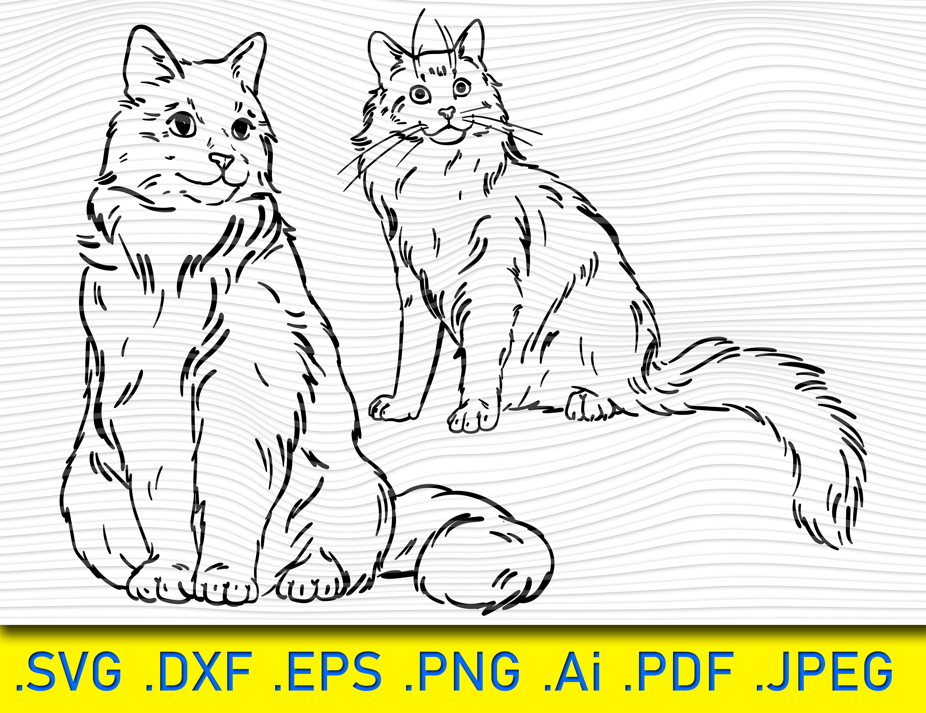 Cats SVG cat svg kitten svg cute cat svg cartoon cat svg | Etsy