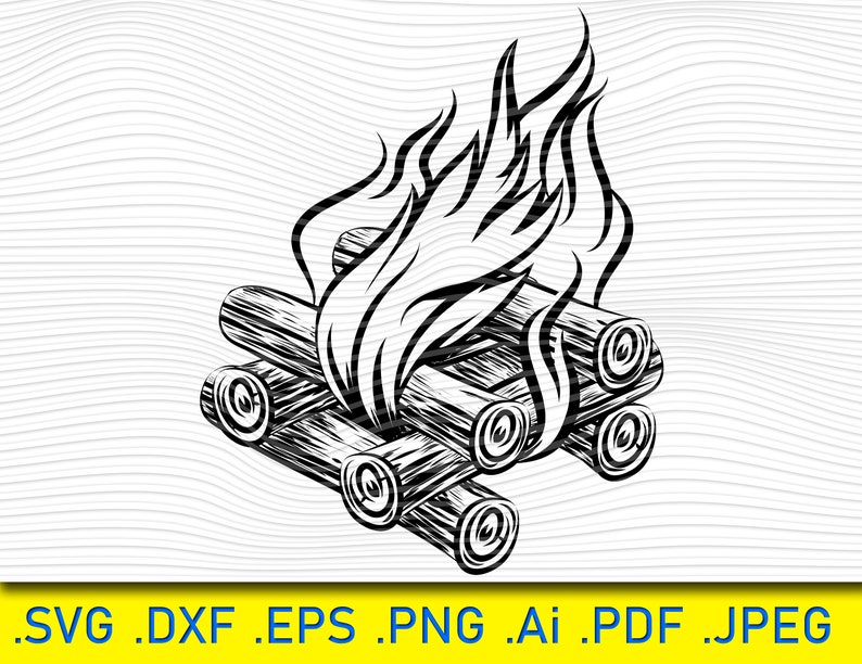 Campfire Svg Camp Fire Svg Camping Svg Camp Svg Bonfire - Etsy