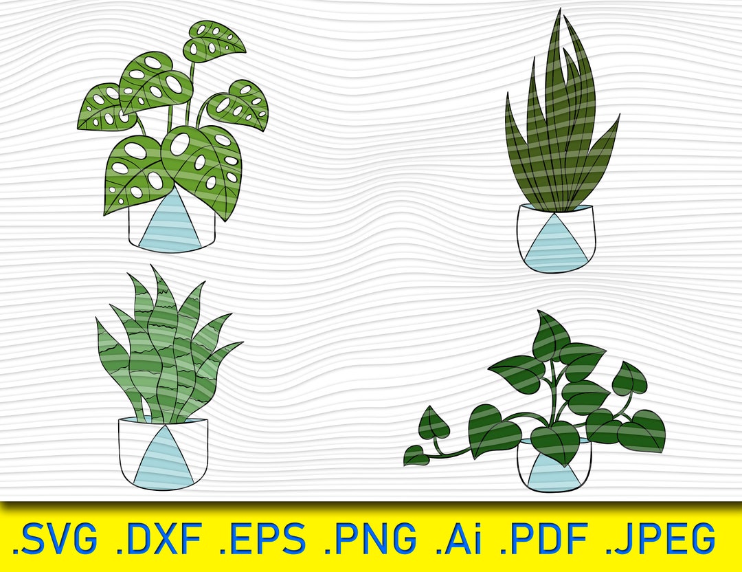 Collection Potted Plant Plants SVG Potted Plants Svg - Etsy