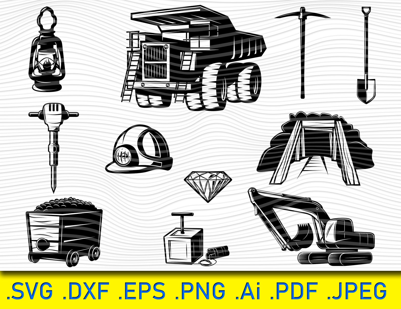 Mining Logo SVG Mining Svg Pickaxe Svg Mining Clipart - Etsy Canada