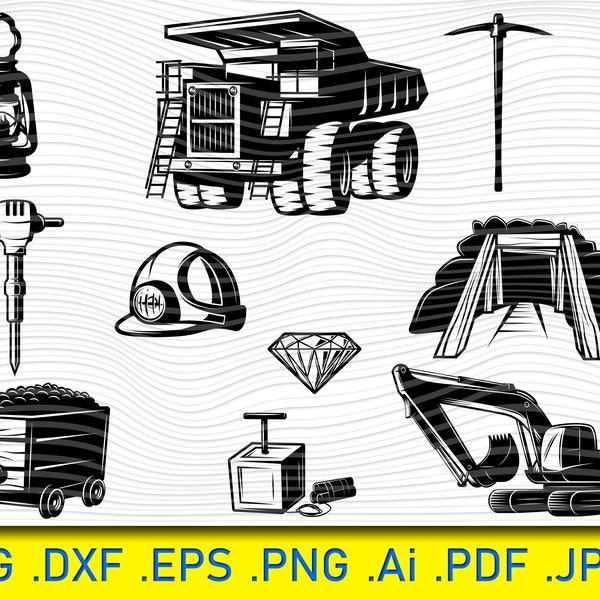 Mining Vector - Etsy