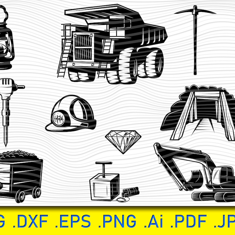 Mining Vector - Etsy