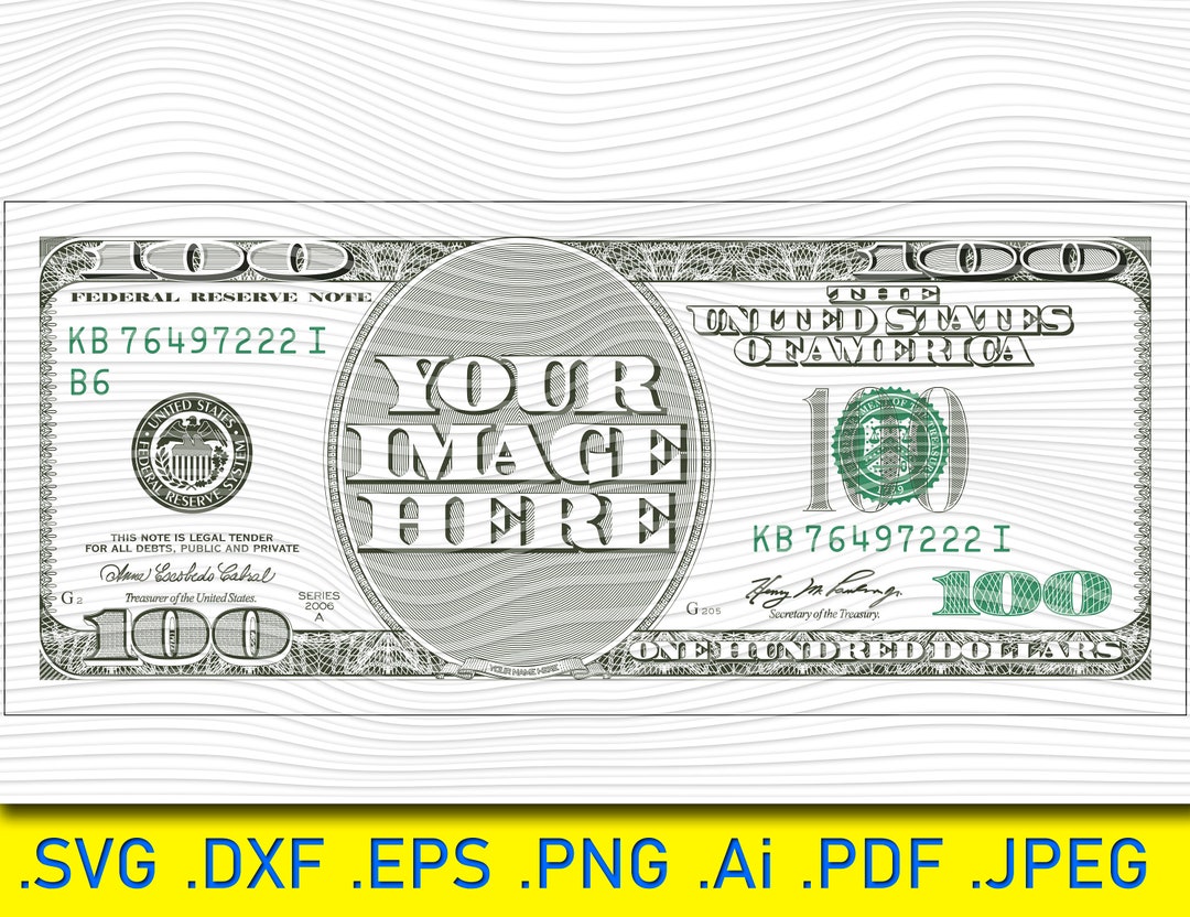 100 Dollar Bill Stack Clipart: Money SVG, PNG, EPS Files - Etsy