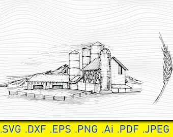 Grain Bin Logo Svg - Etsy