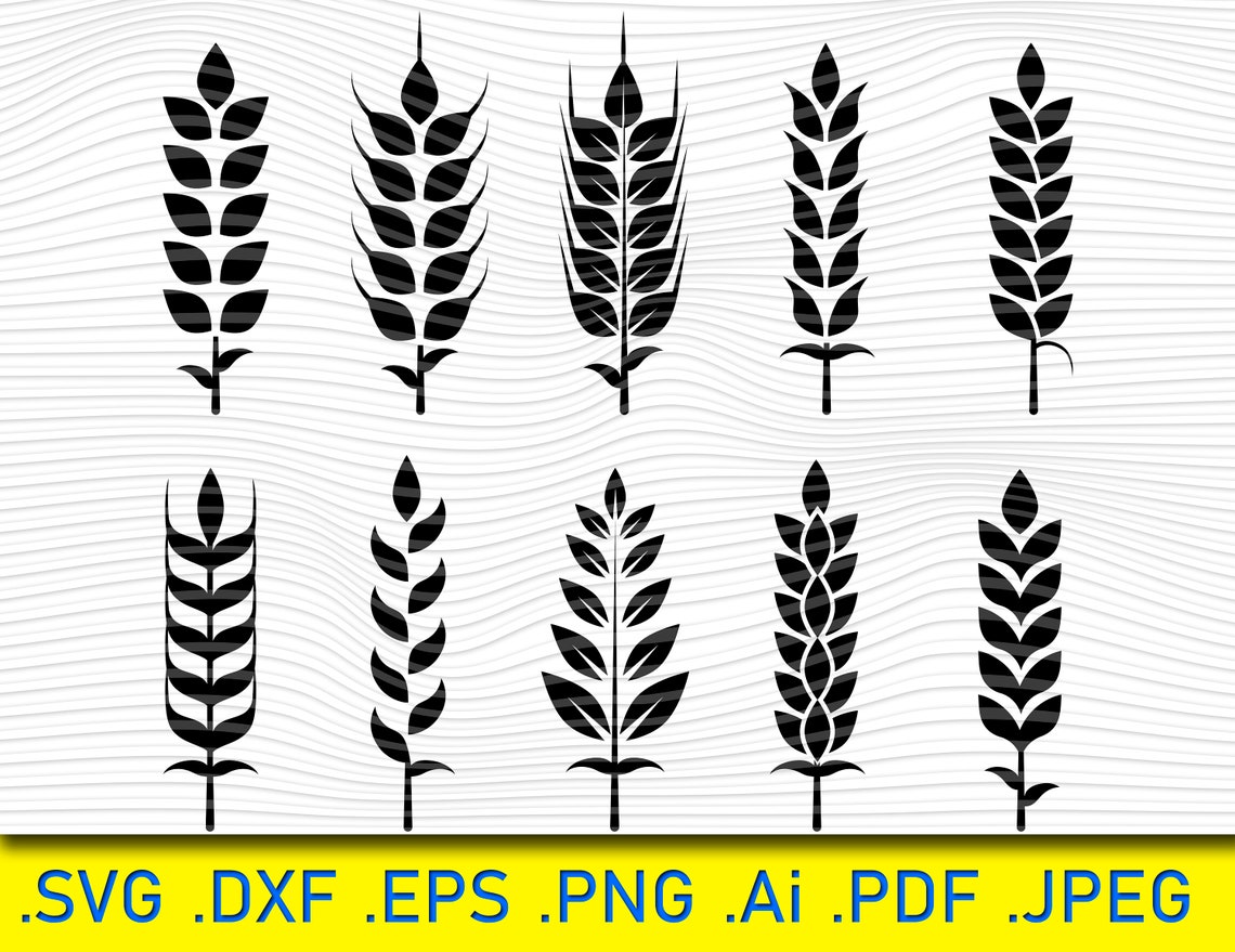 Wheat Svg Wheat Svg Bundle Grain Svg Wheat Clipart Wheat Clip | Etsy