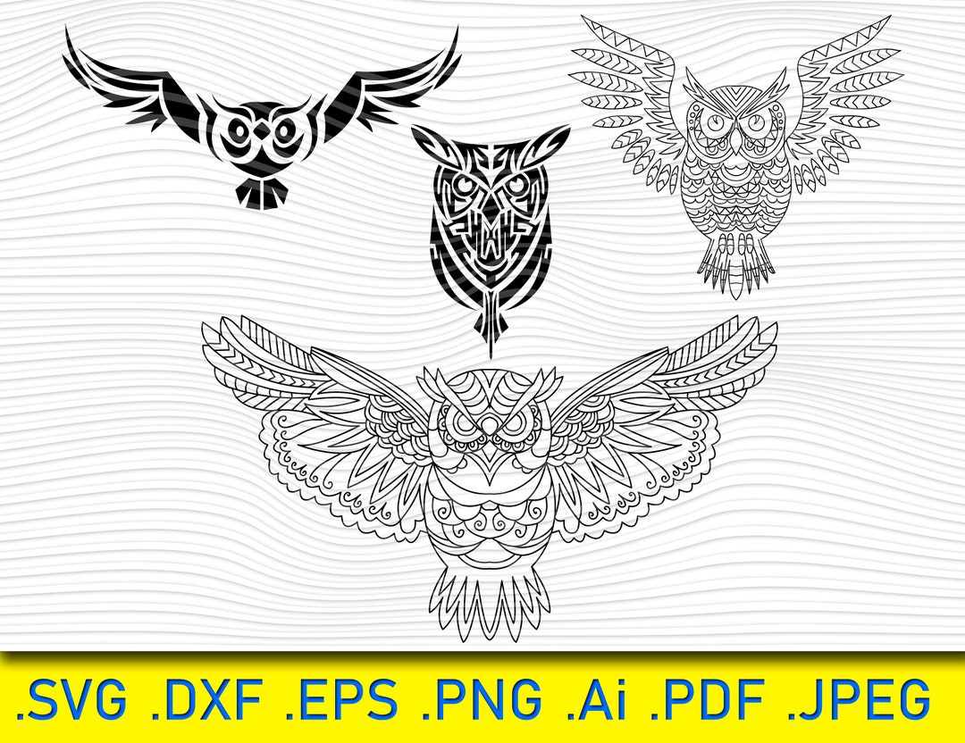 Uil SVG bundel, Owl SVG, Owl clipart, Owl gesneden bestanden voor ...