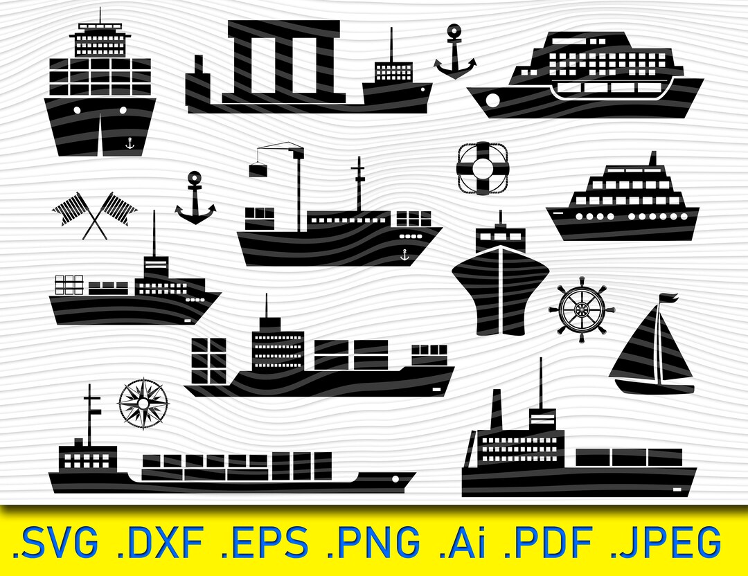 17 Boat Svg Ship Svg Sailboat Svg Bundle Nautical SVG - Etsy