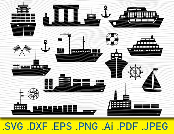 17 Boat Svg Ship Svg Sailboat Svg Bundle Nautical SVG | Etsy