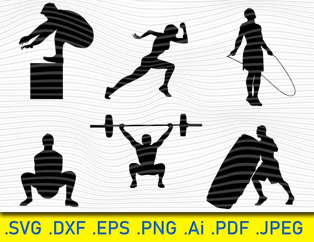 Weightlifter SVG, Weightlifter Bundle SVG, Crossfit SVG, Weights Svg ...