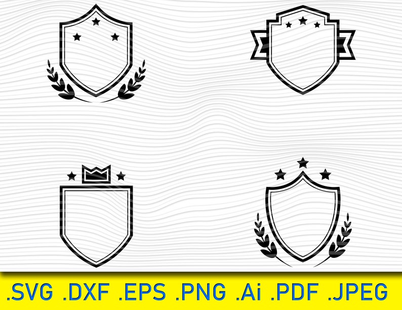 Royal Shield Svg Shield Svg Bundle Shield Cut Files. Shield - Etsy