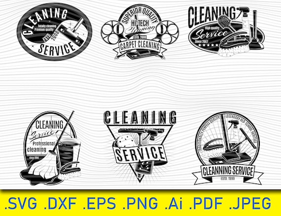 Professional Cleaning Service Cleaning Tools Svg Cleaning - Etsy