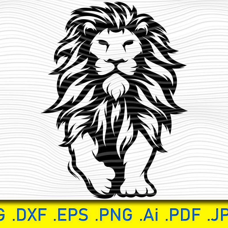 Lion Svg - Etsy