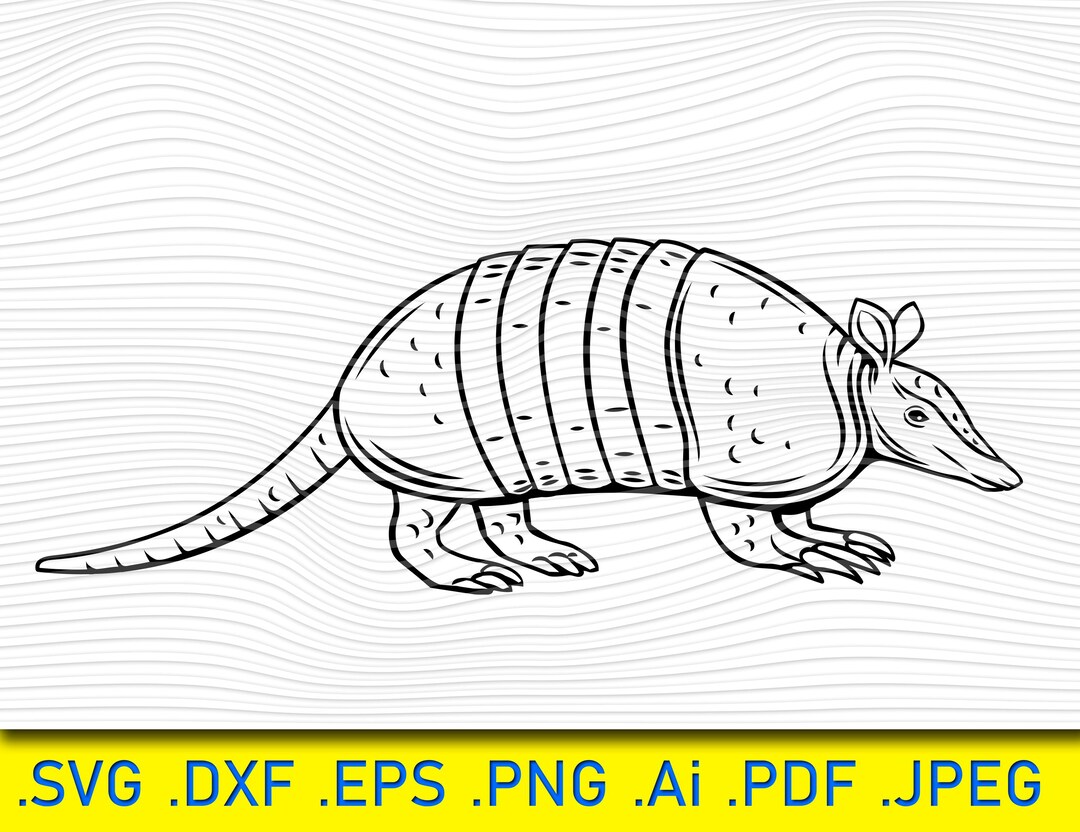 Amazing Armadillo Svg, Animals Svg, Animal,safari,wild Life,desert,clipart,herbivorous Svg,cute ...