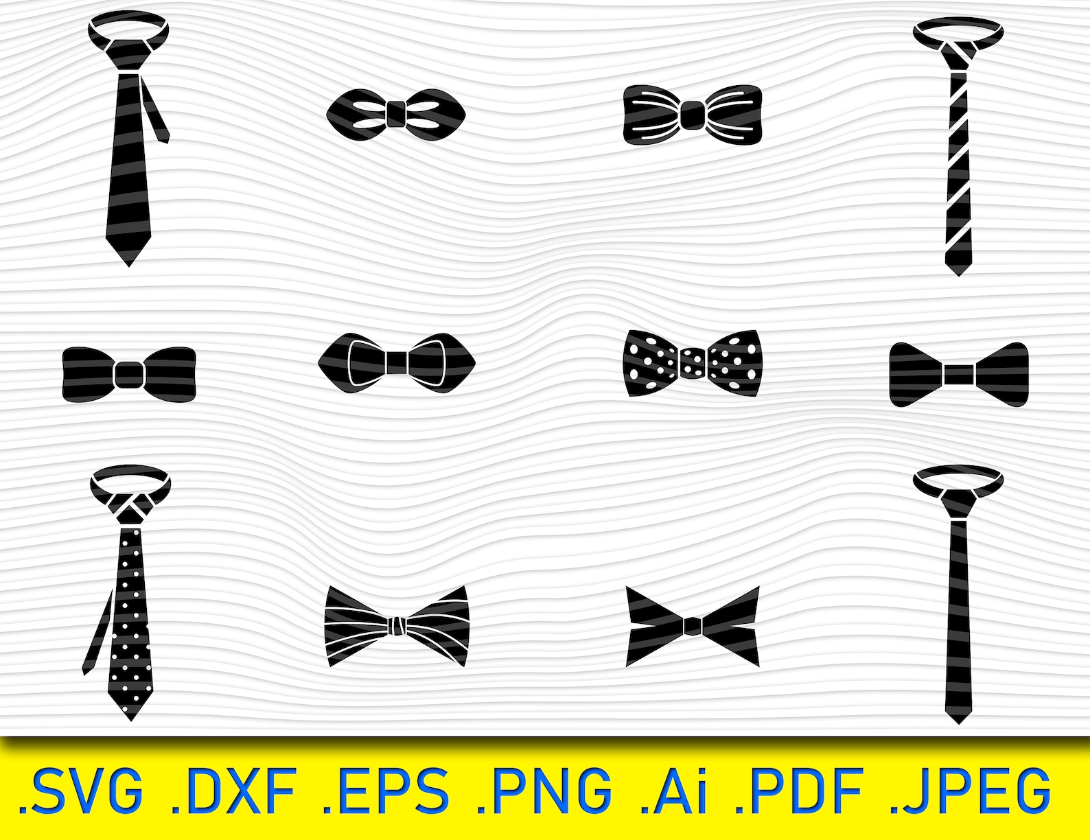 Ties Svg Bow tie svg Bow SVG file Bow vectorBow clipart | Etsy