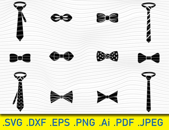Ties Svg Bow tie svg Bow SVG file Bow vectorBow clipart | Etsy