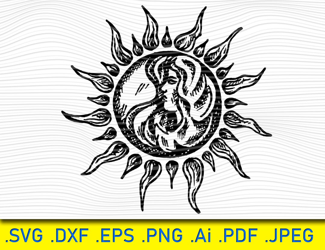 Sun Face Svg, Sun Svg, Star Svg,face Svg,astrology Svg,space Svg ...
