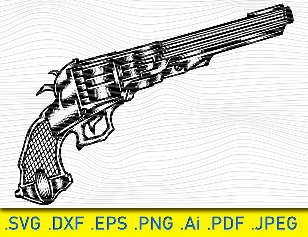 Shortgun, Revolver SVG, Gun SVG, Pistol SVG, Weapon Svg, Revolver ...
