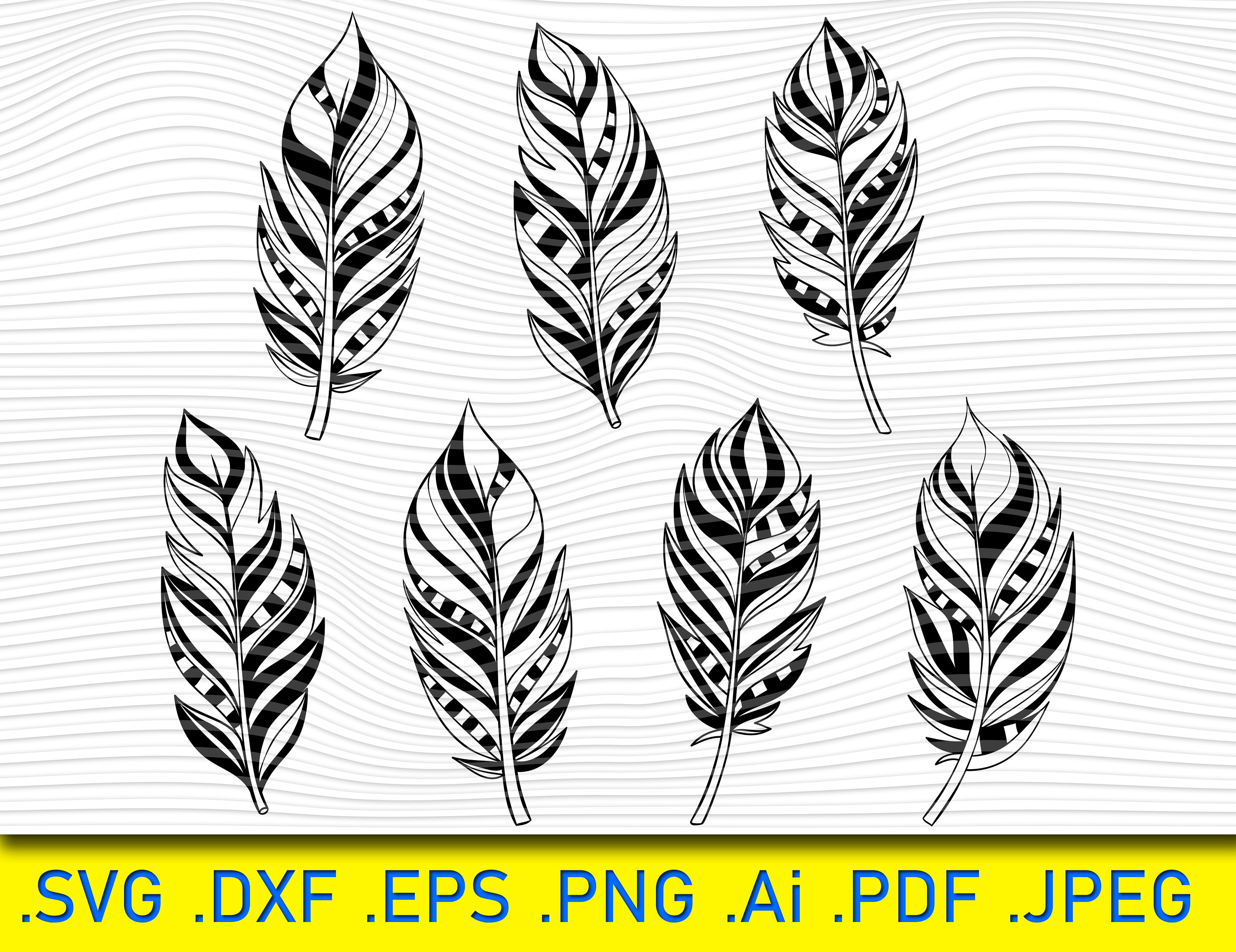 Feder SVG Feder Clipart Feder SILHOUETTE Feder Vektor - Etsy.de