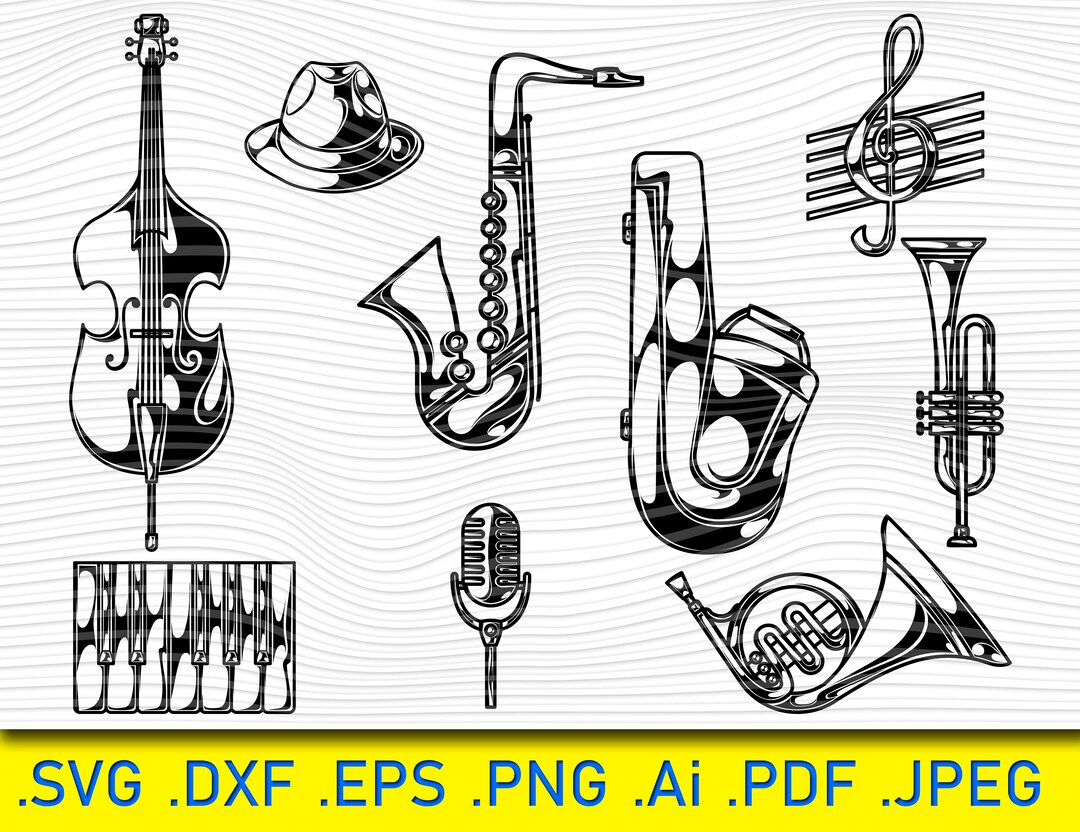 Music Notes SVG, Musical Notes Svg, Music Bundle, Music Svg, Guitar ...