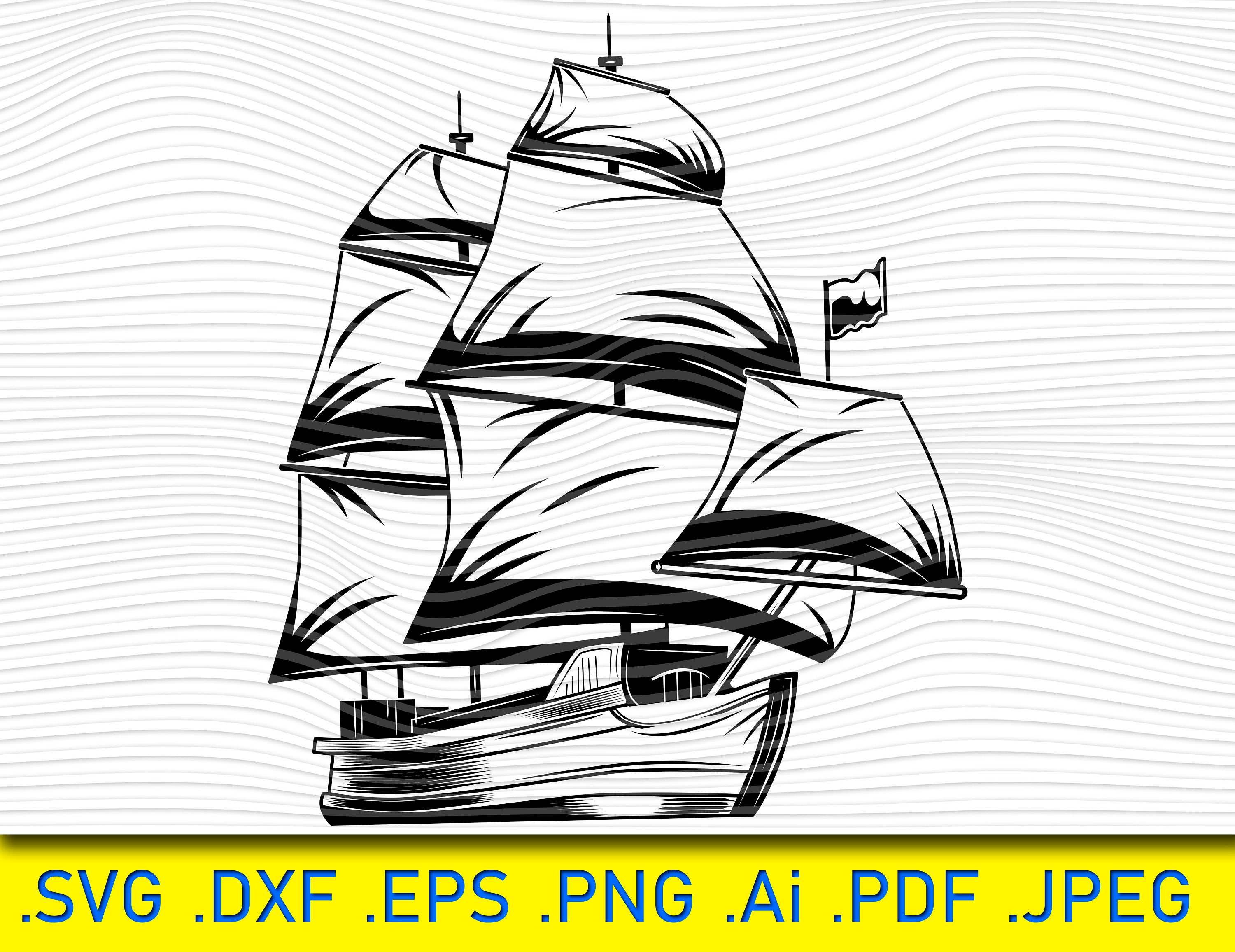 Schiff svg, Boot svg, Kreuzfahrt svg, Schiff SVG Bundle, Segelschiffe ...