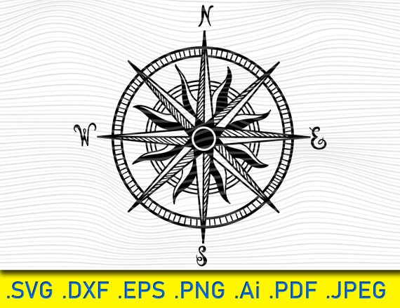 COMPASS SVG Nautical Compass Svg Direction Svg Travel Svg - Etsy Canada