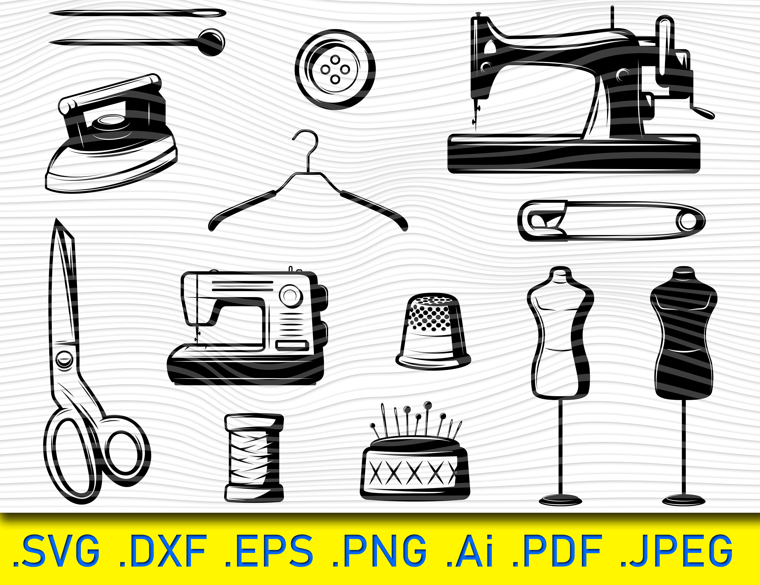 14 Sewing Svg Sewing Svg Bundle Sewing Cut File Sewing - Etsy