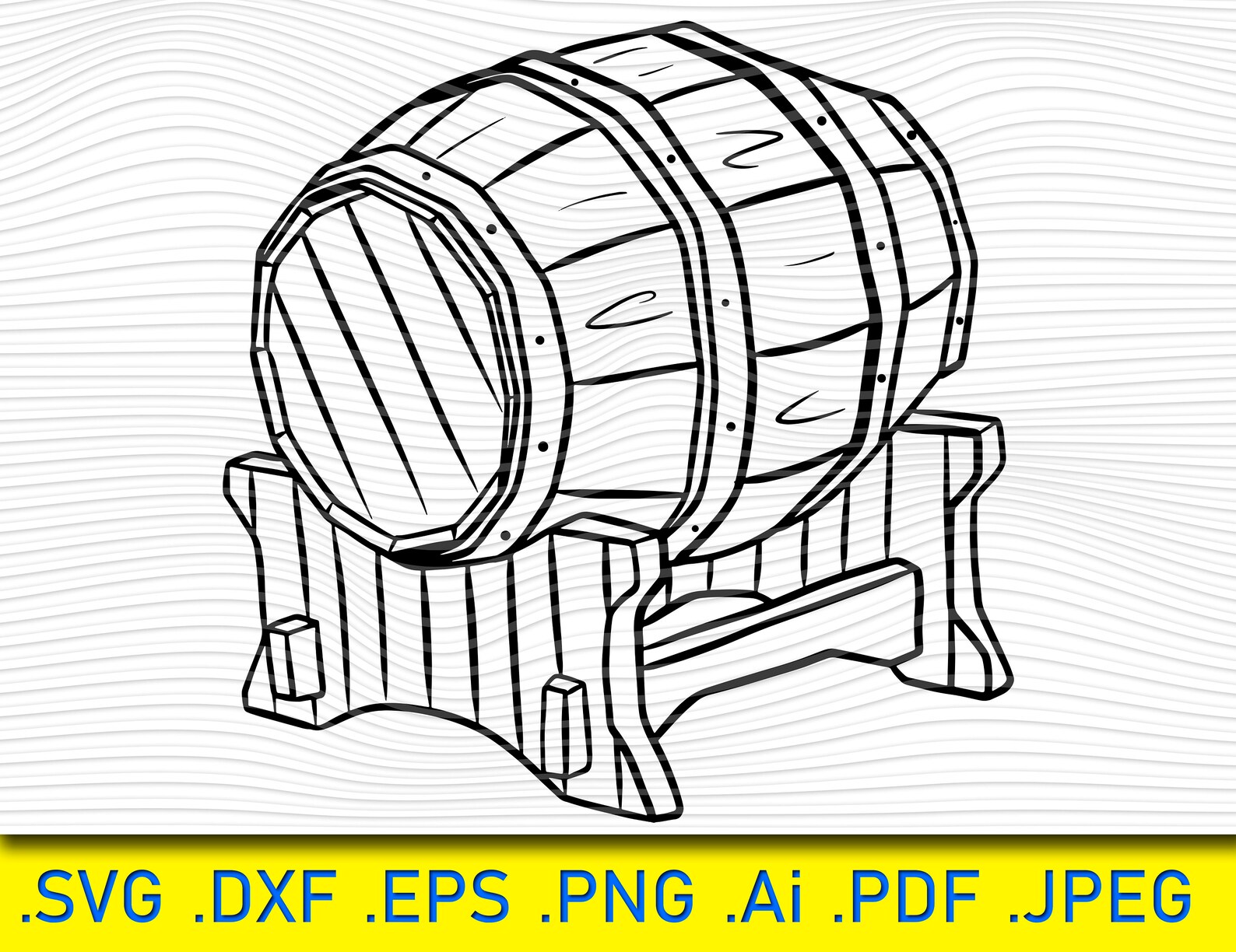 Barrel SVG Wine Svg Beer Svg Wood Barrel Svg Barrel | Etsy