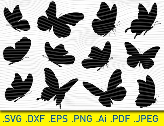 Butterfly SVG Bundle Vlinders SVG bundel Butterfly cut file - Etsy ...