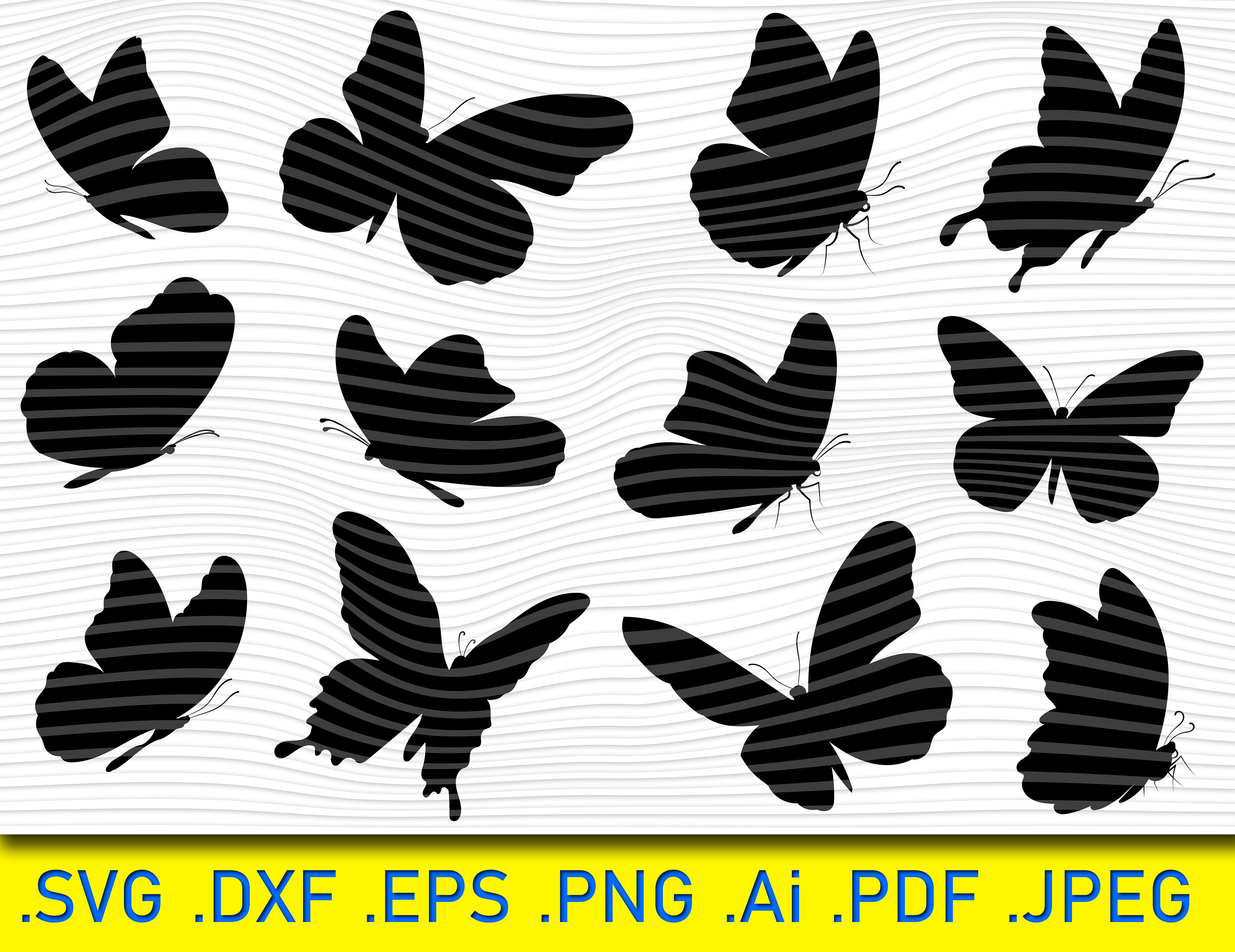 Butterfly SVG Bundle Butterflies SVG Bundle Butterfly Cut | Etsy