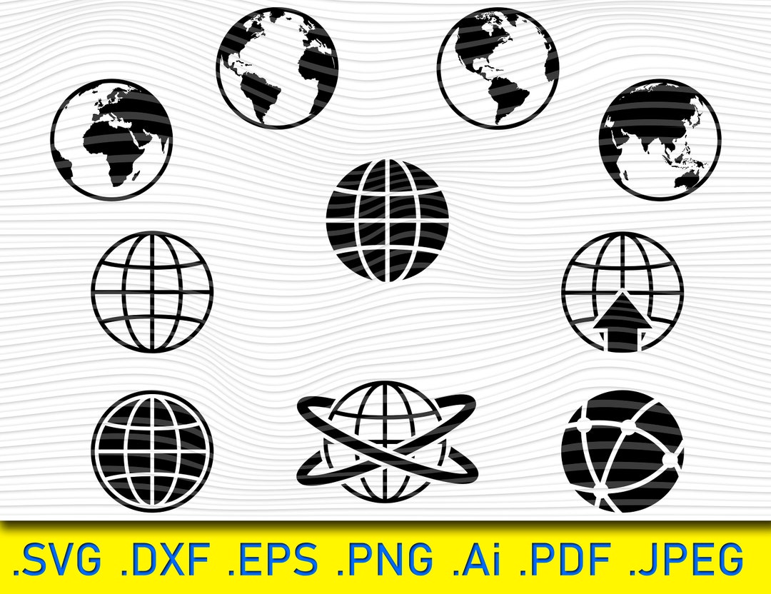 World Map SVG | World SVG | Travel SVG World Map Clipart Png Cricut Svg ...