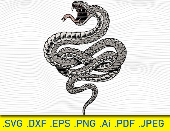 Snake Set Wildlife Snakes Slytherin Snake Svg Snake | Etsy