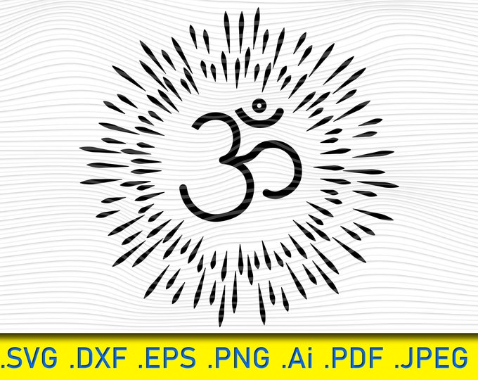 Om Yoga Symbol SVG, Om Symbol SVG Cut File,aum SVG Files,om Aum Ohm Dxf ...