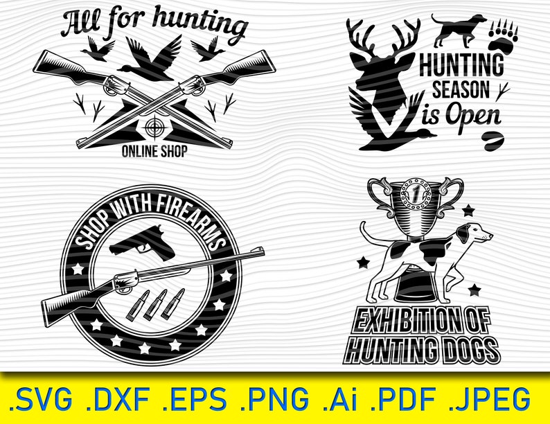 Hunting Season is Open, Hunting SVG Bundle, Hunter Svg, Duck Hunting ...