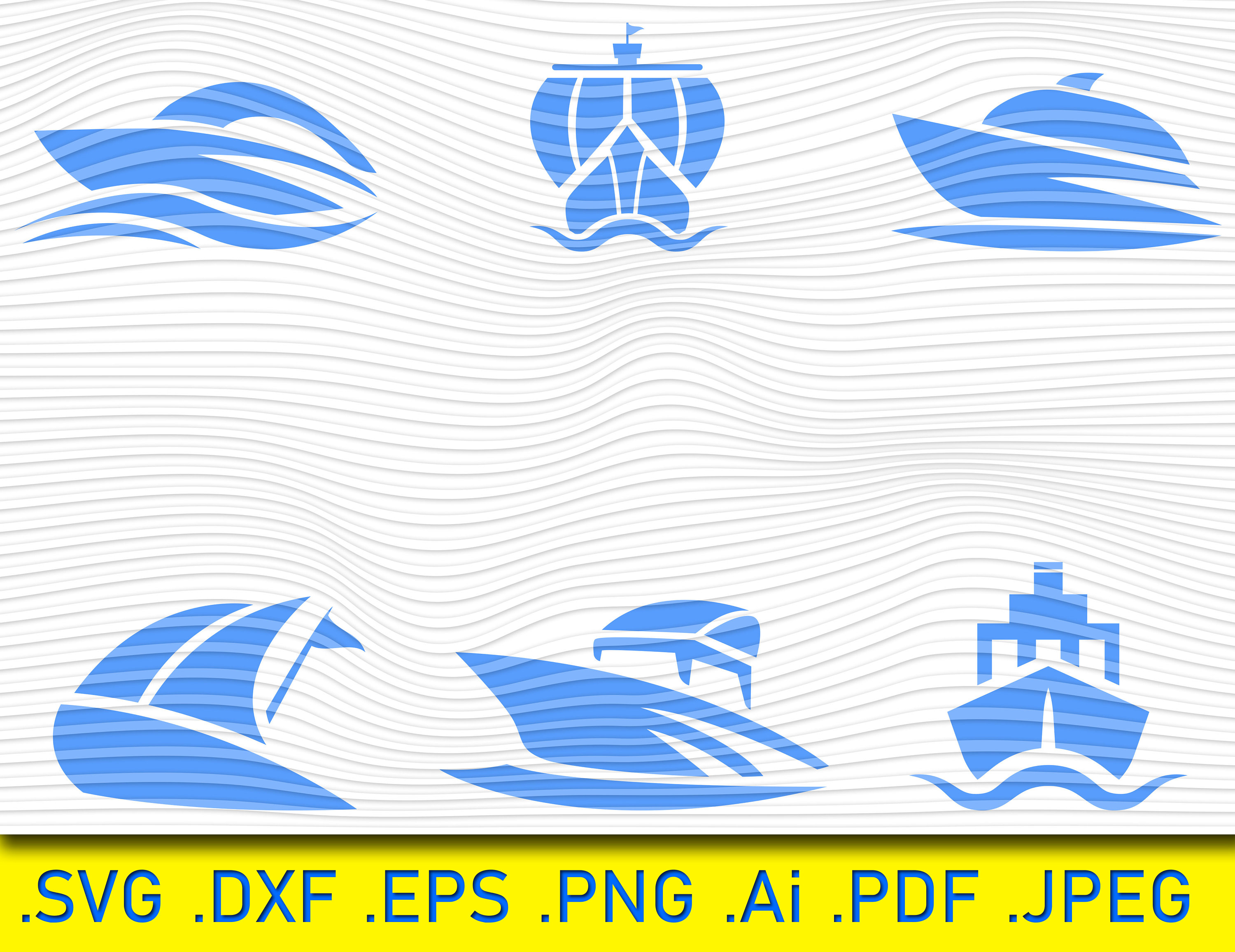 Speed Boat SVG Yacht Svg Motor Boat Svg Speed Boat Clipart | Etsy