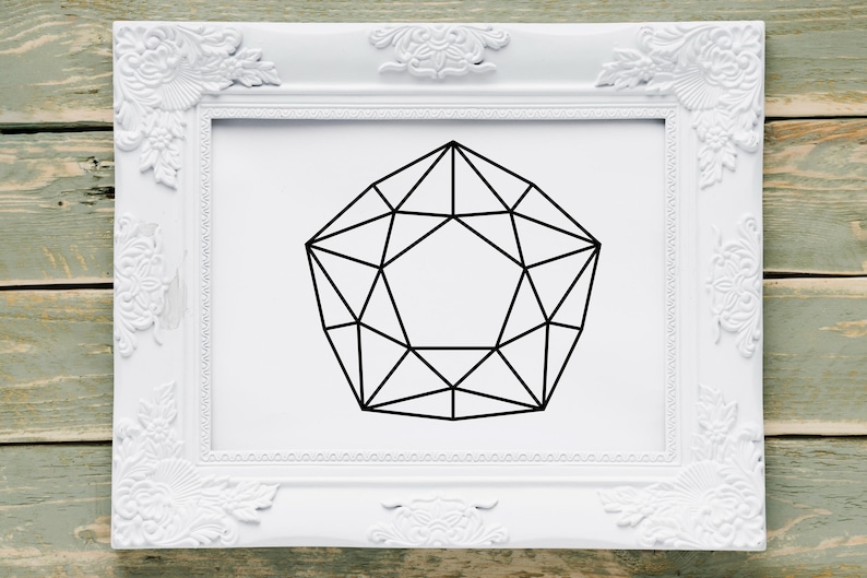 Crown and Jewel SVG, Diamond, Sapphire, Heart (digital File) - Etsy New ...