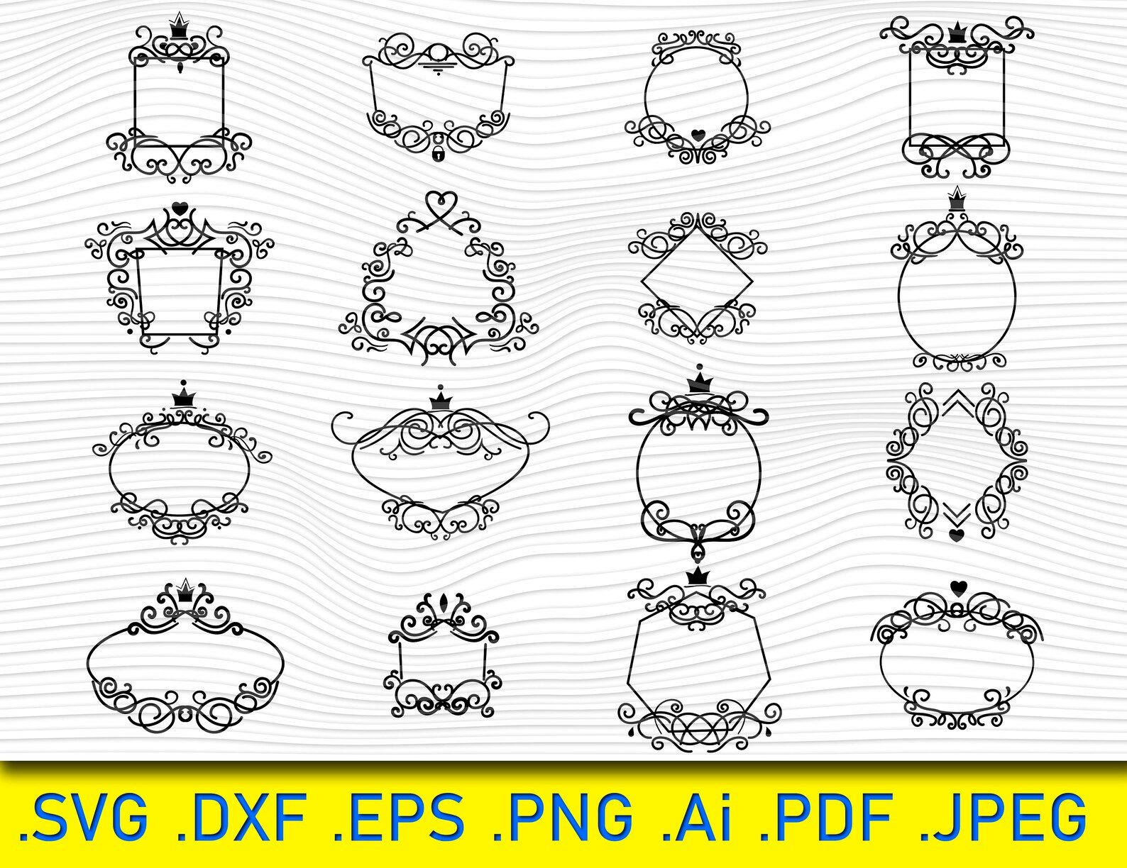 Vintage Frame Svg Mirror Frame Svgflower Frame SVG - Etsy