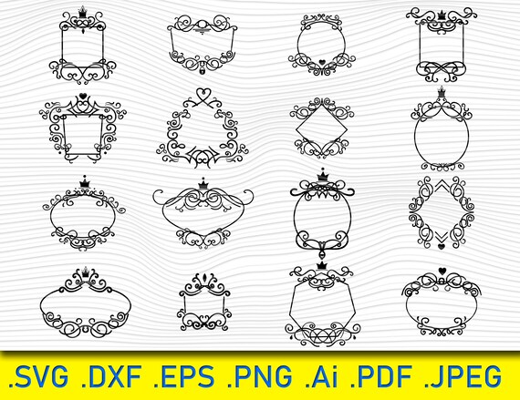 Vintage Frame Svg Mirror Frame Svgflower Frame SVG | Etsy