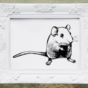 Mice Svg, Mouse SVG Silhouette Clipart, Mice Vector Decal, Rodent SVG ...
