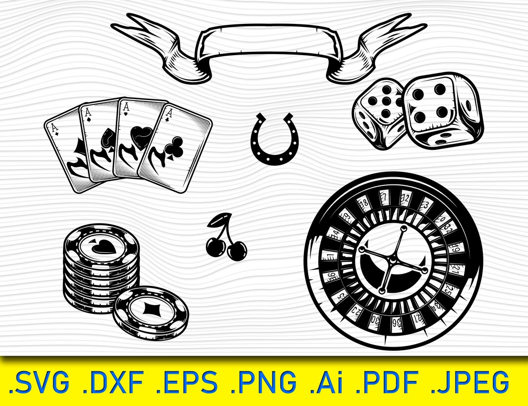 Cards BUNDLE, Playing Poker Svg, Ardor Svg, Casino,royal Flash Svg ...