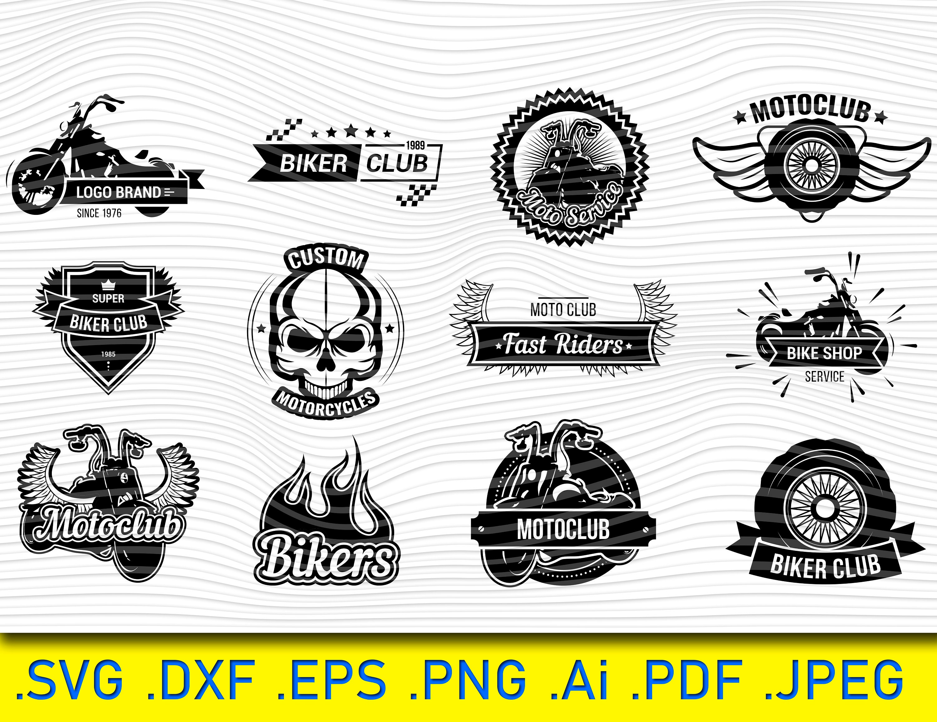 Motorcycle Svg Bundle Motorbike Svg Chopper Svg Cruiser - Etsy