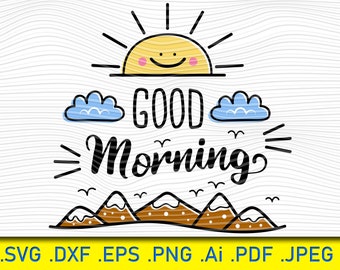Good Morning Sunshine Svg - Etsy
