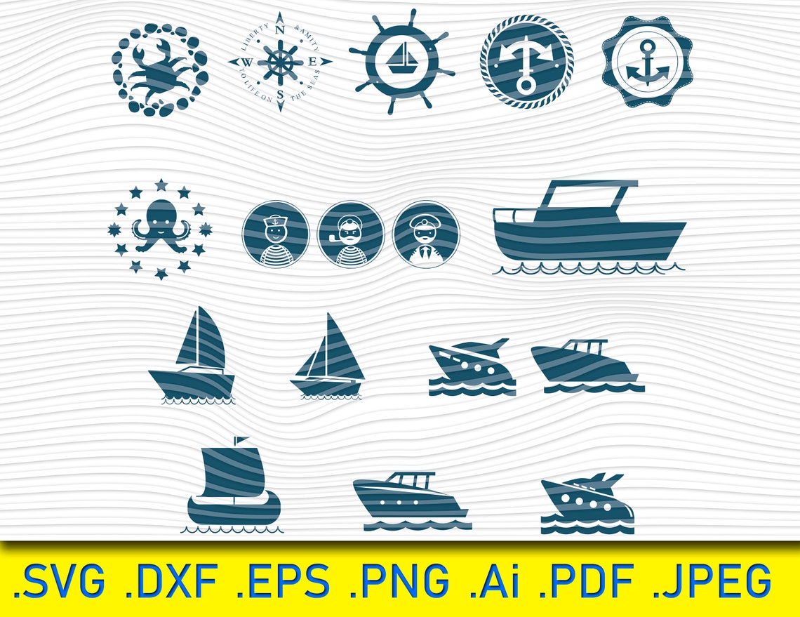 Ship Svg Boat Svg Cruise Svg Ship SVG Bundle Sailing Ships - Etsy