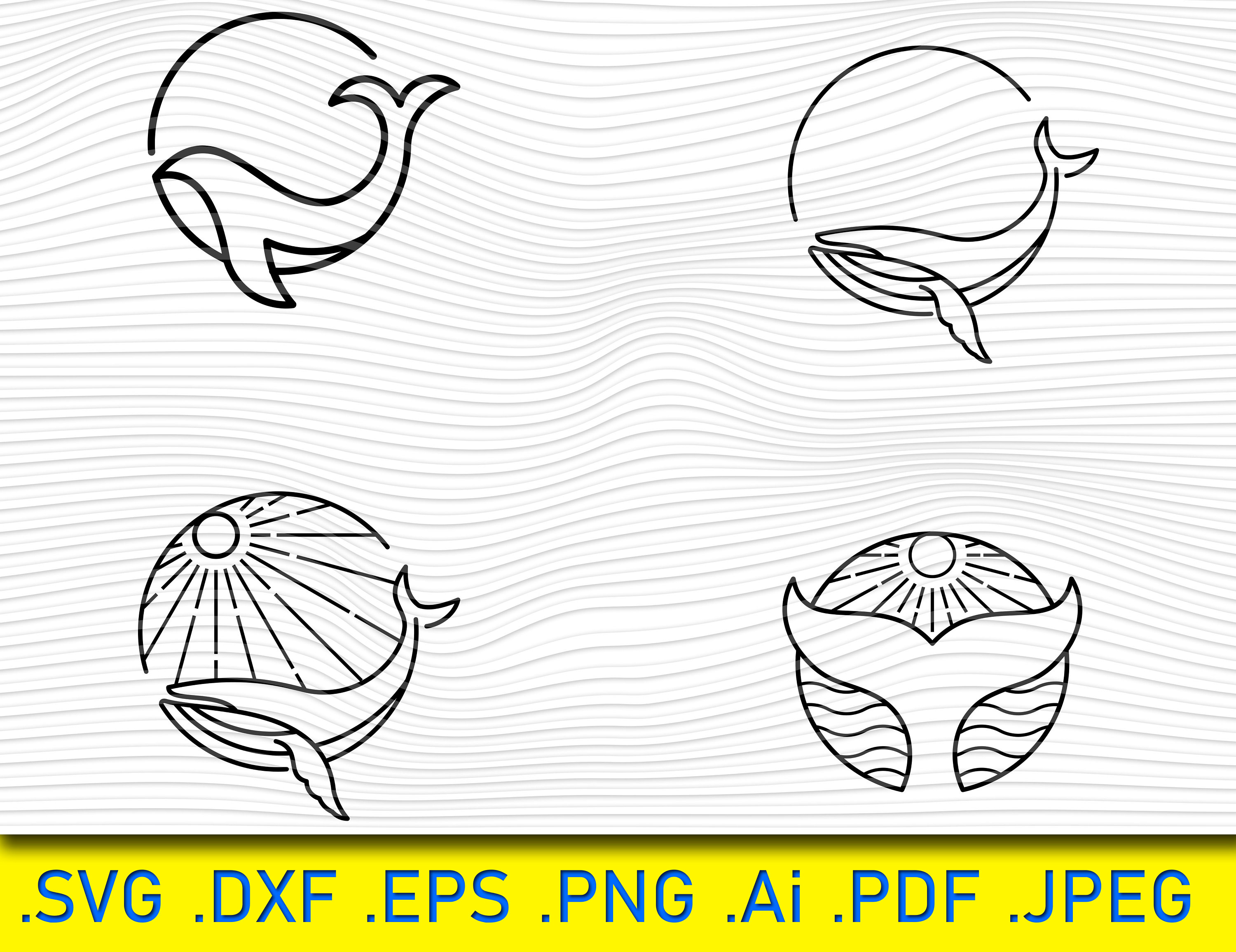 Whale Tail SVG Ocean life Svg Sea Animal Png Underwater | Etsy