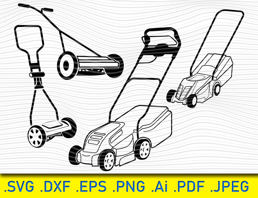 Lawn Mower Svg, Garden Tools SVG, Gardening SVG, Gardening Trowel Svg ...
