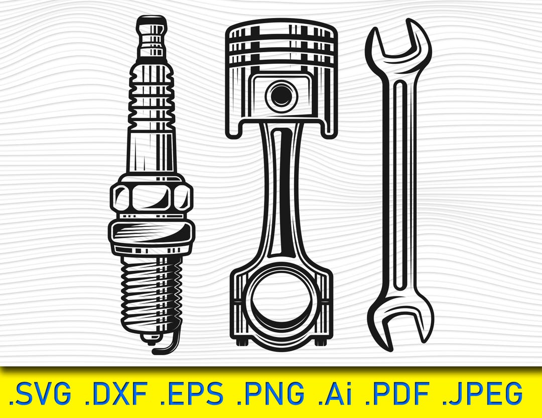 3 TOOLS Svg, Files for Cricut, Spanner Svg, Instruments Svg, Mechanic ...
