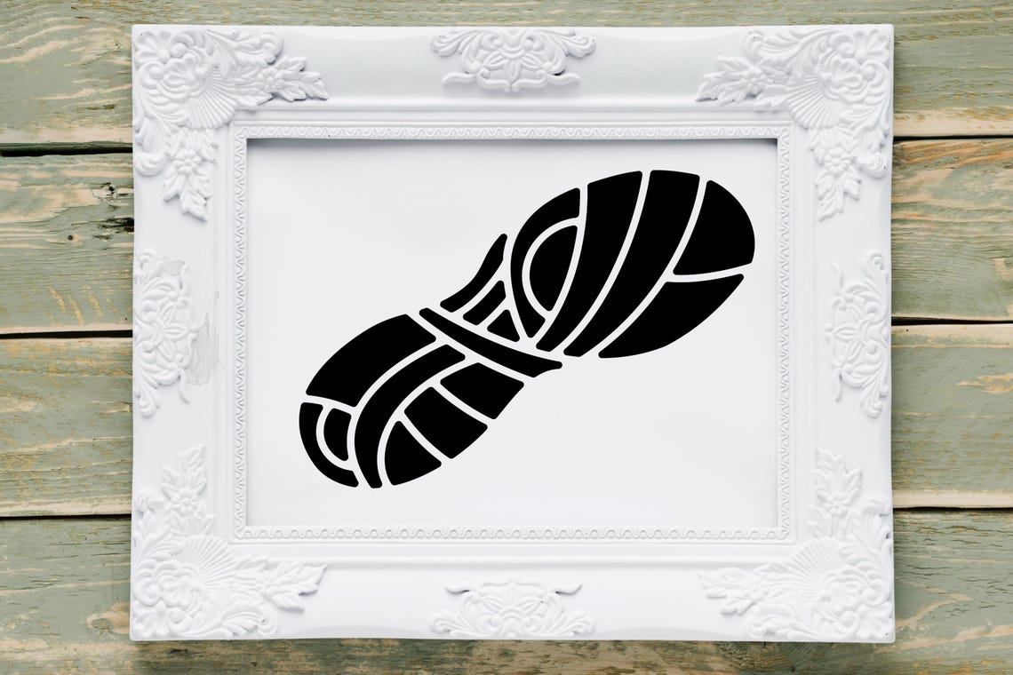 Shoeprint SVG: Footprint Clipart Vector Files for Cricut - Etsy